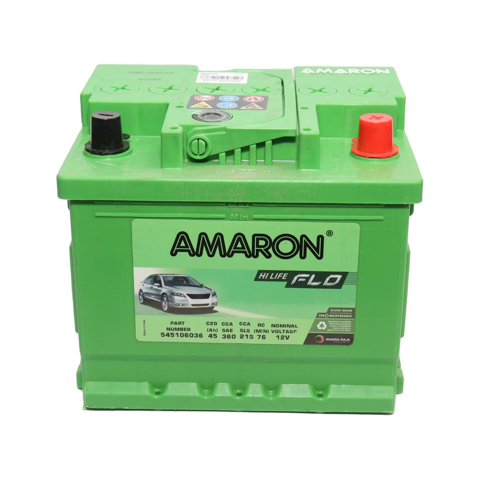 Amaron Last Long High Life 45amp Din Battery | Daraz.com.np