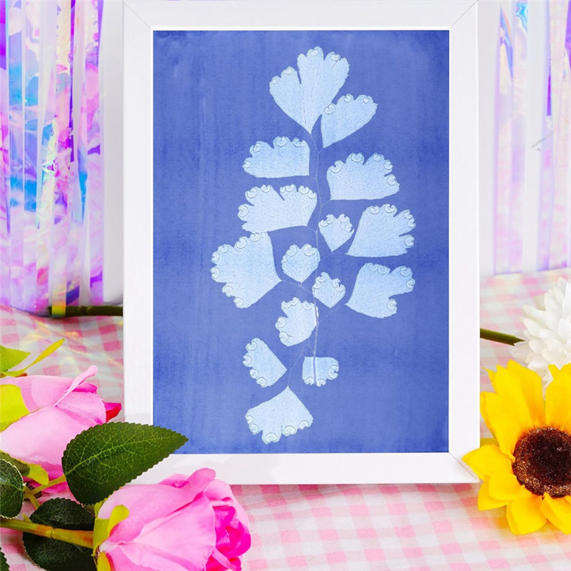 NCANRUI 30 Sheets Sun Print Paper Kits Cyanotype Paper A4 A5 Solar ...