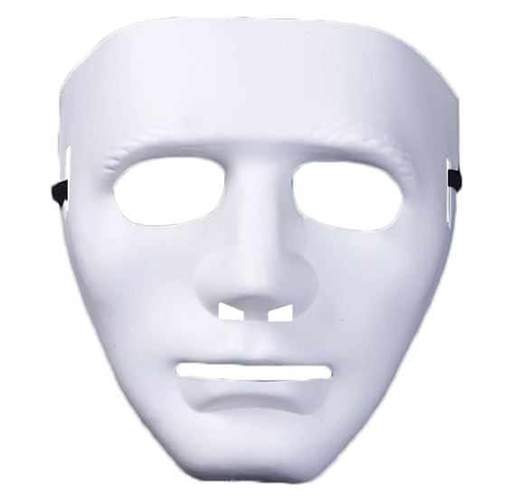 Halloween Mask White Full Face | Daraz.com.np