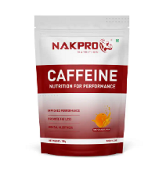 Caffeine Pre Workout Supplement Powder 100g (2g Serving) Tangy Orange ...