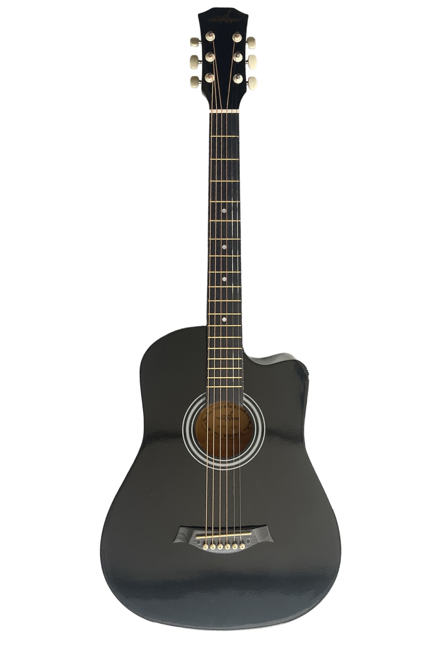 Guitarist 38 Inch Acoustic Guitar - Black | Daraz.com.np