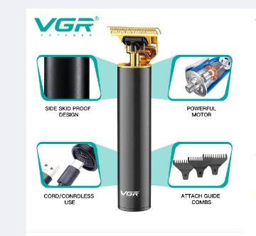 VGR 087 Electric Hair Trimmer Rechargeable Cordless For Men Beard ...