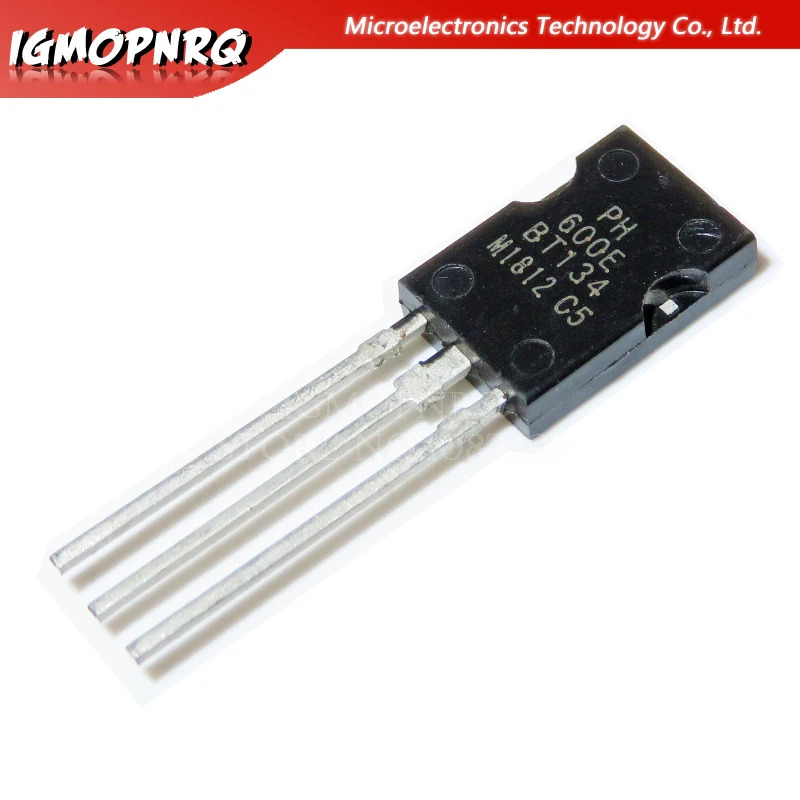 10pcs BT134-600E BT134-600D BT134 BT134-600 600V 4A Triacs RAIL TRIAC ...