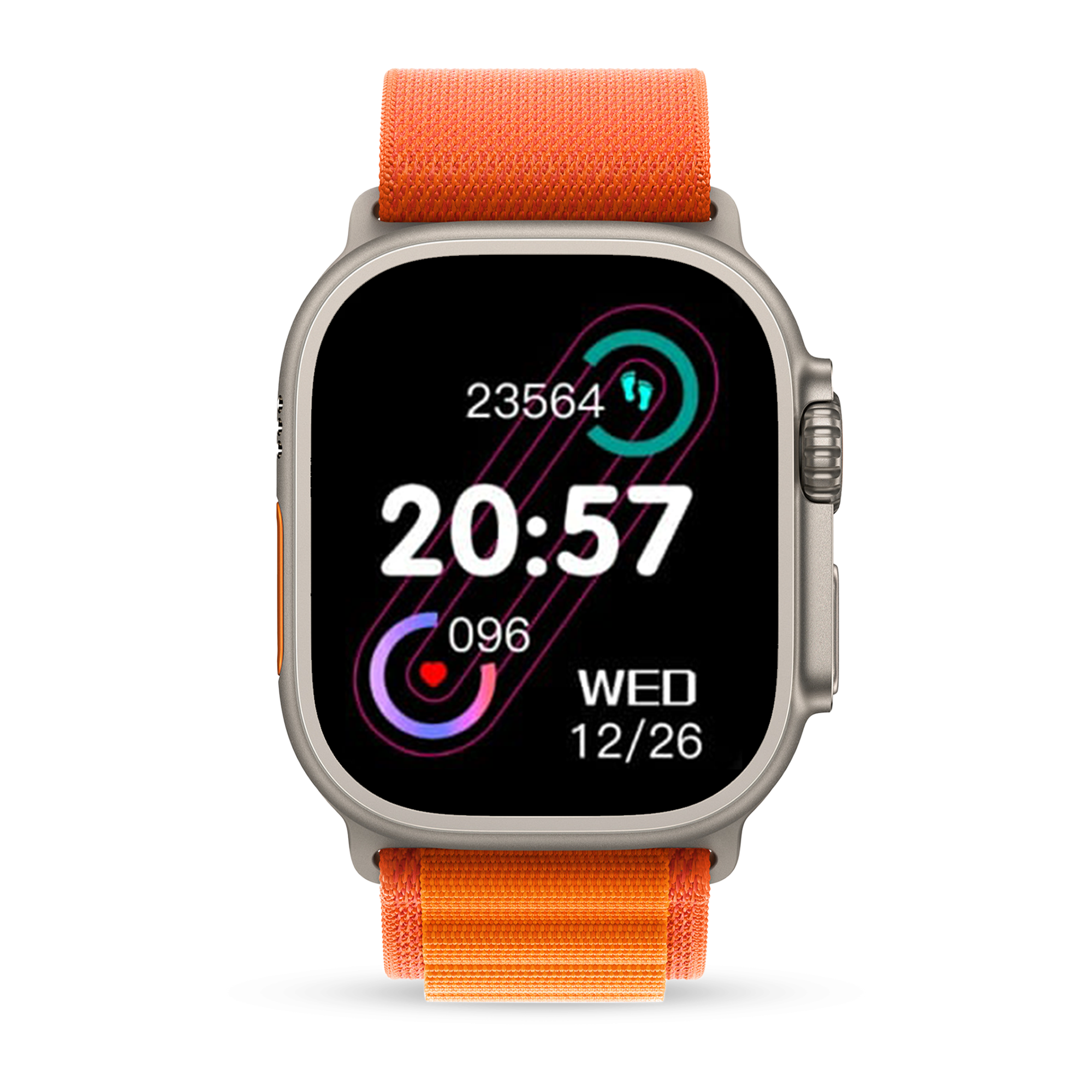 Nu Republic Creed Ultra Smartwatch with 2.0" HD IPS Display, BT Calling ...