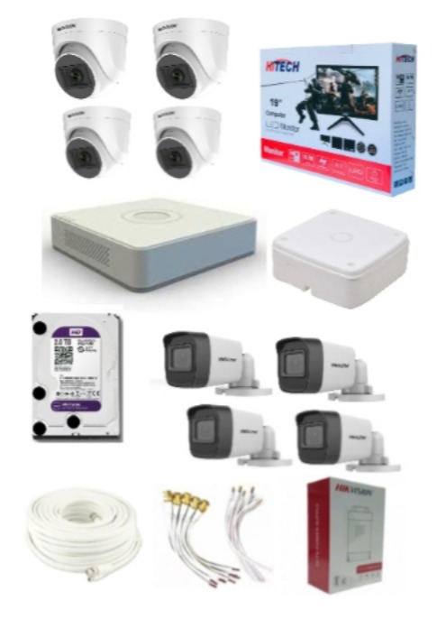 Hikvision 8 Channel HD 2MP night vision CCTV Package with DVR, 2 TB ...