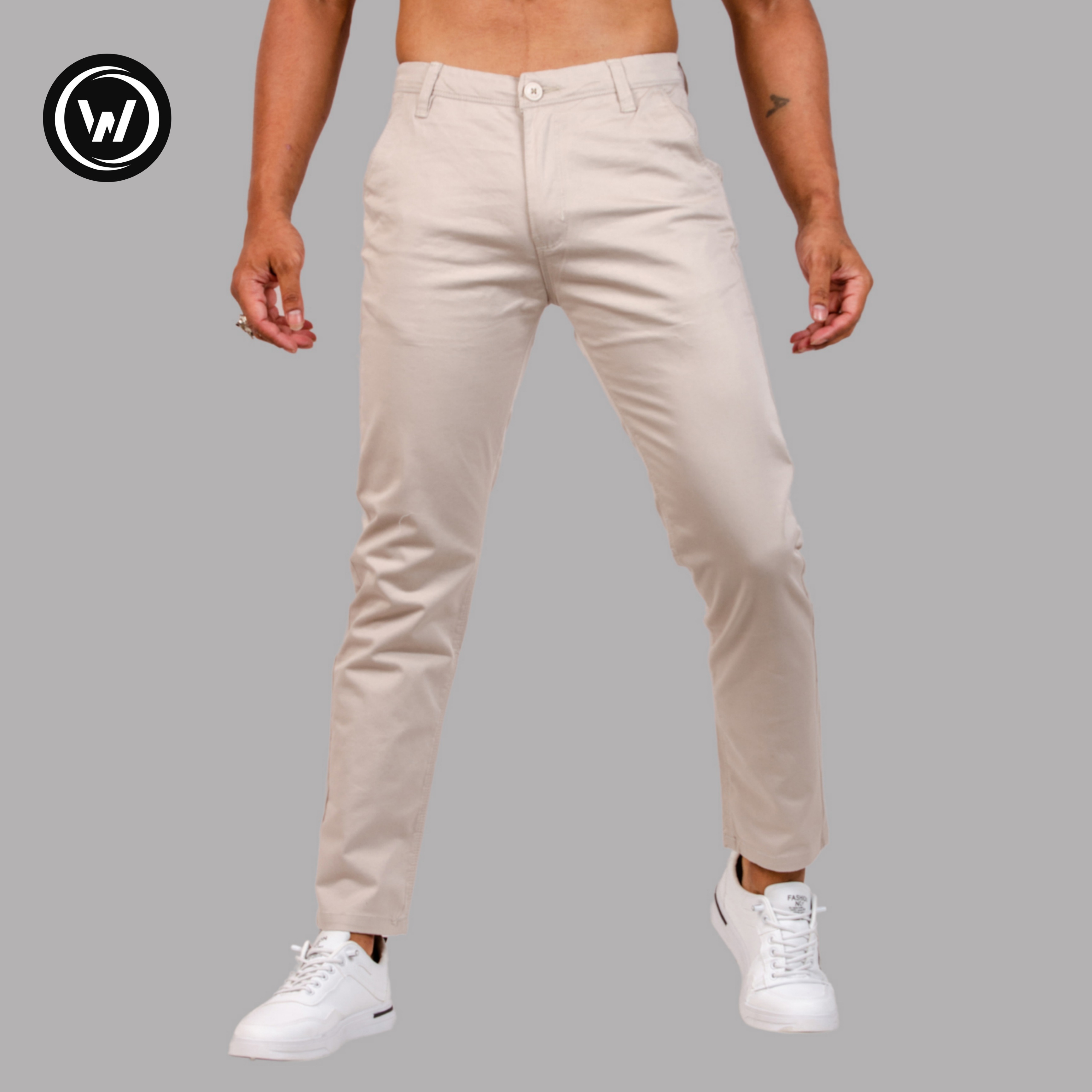 Wraon Cream Stretchable Premium Cotton Chinos For Men - Fashion | Pants ...