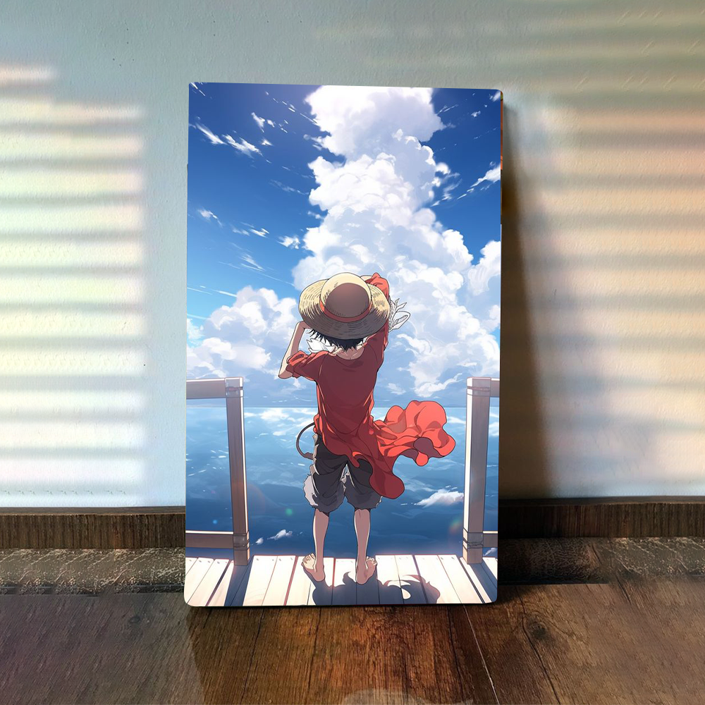 Luffy Illustration Wooden Framed Canvas Design | Daraz.com.np