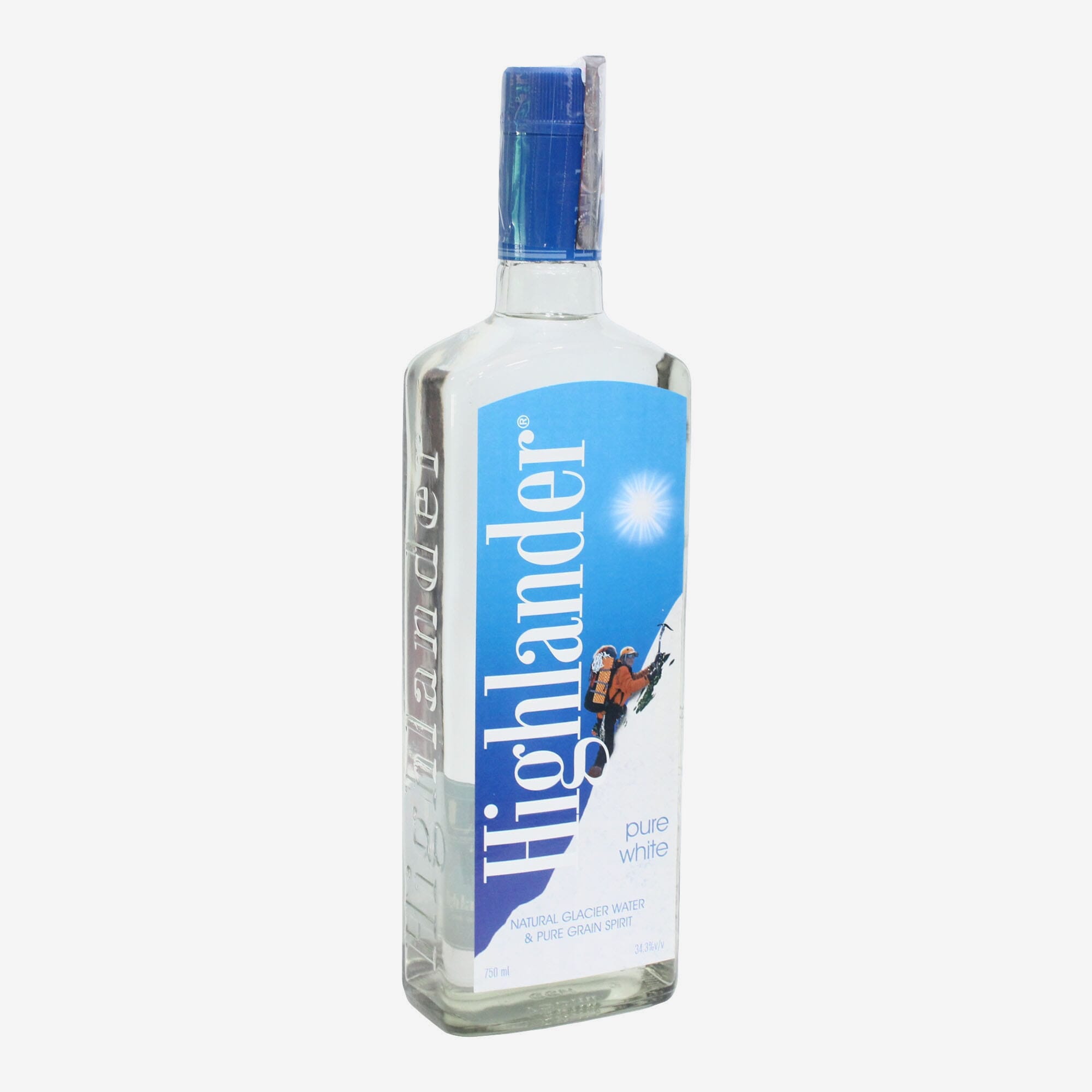Highlander Russian Triple Filtration Pure White Vodka 34.3% 750ml ...