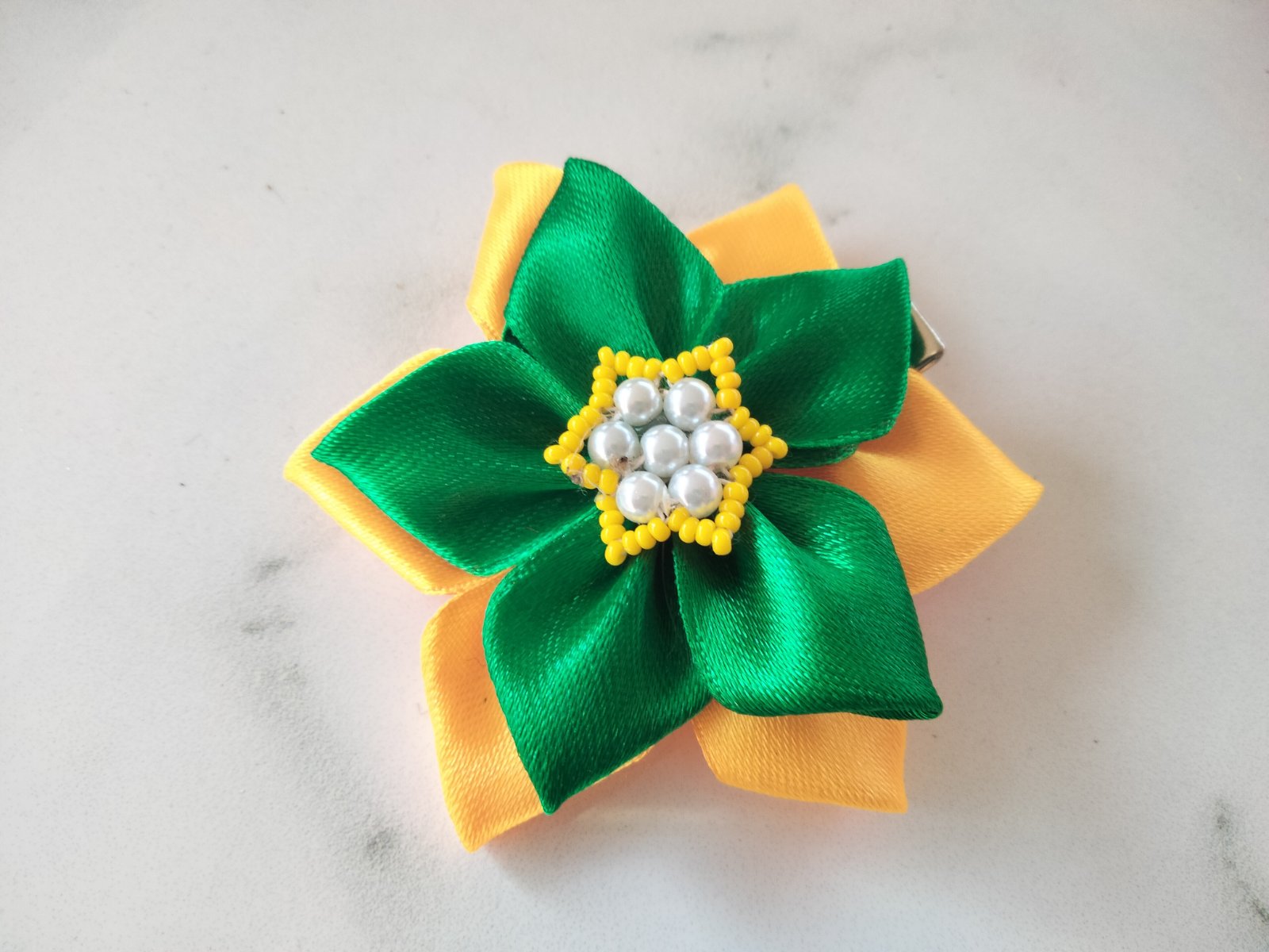 Handmade Flower Design Hair Clip For Girls | Daraz.com.np