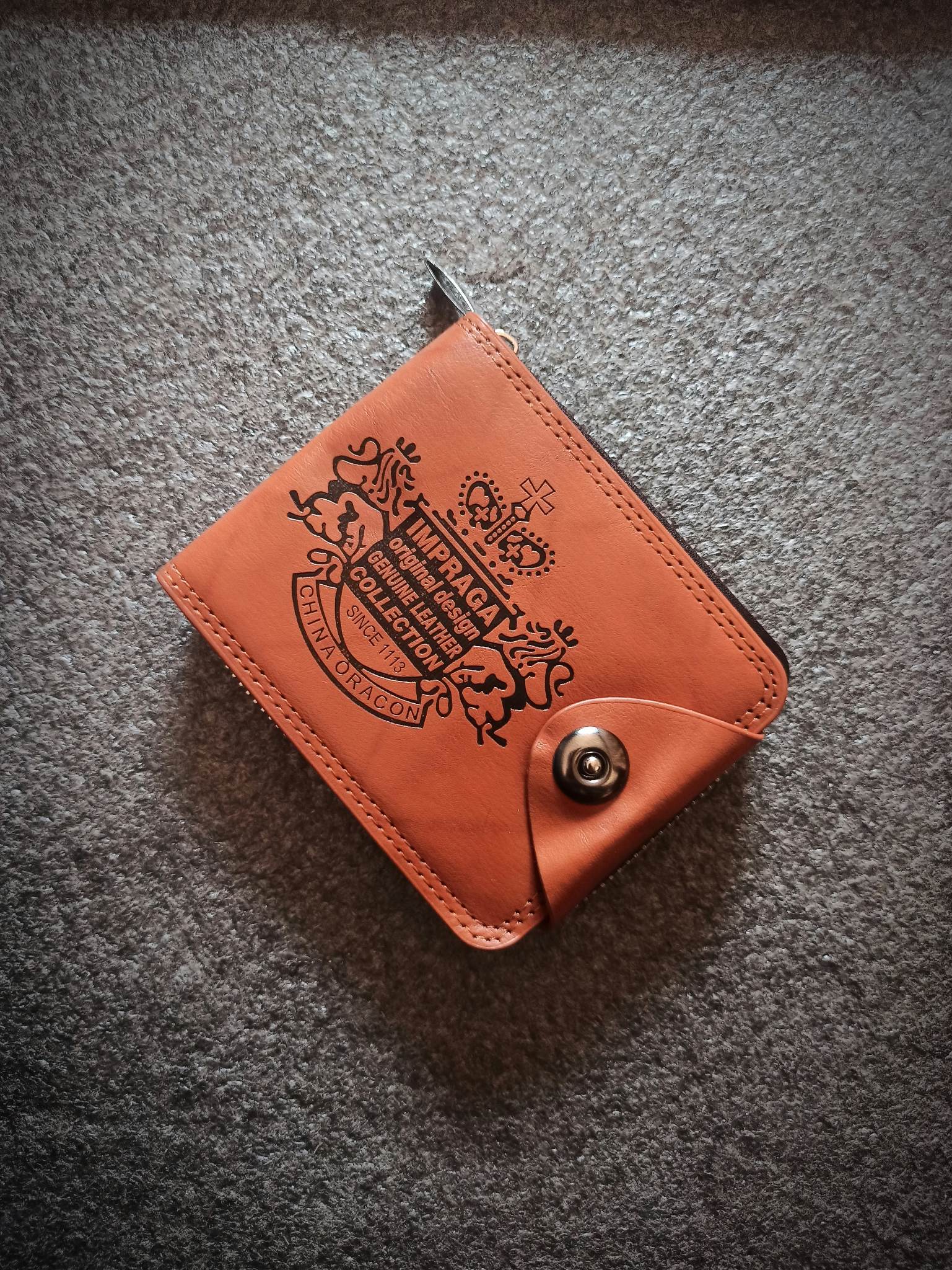 Dynamic Leather Purse For Men - Brown | Fashion Leather Zippered Wallet ...