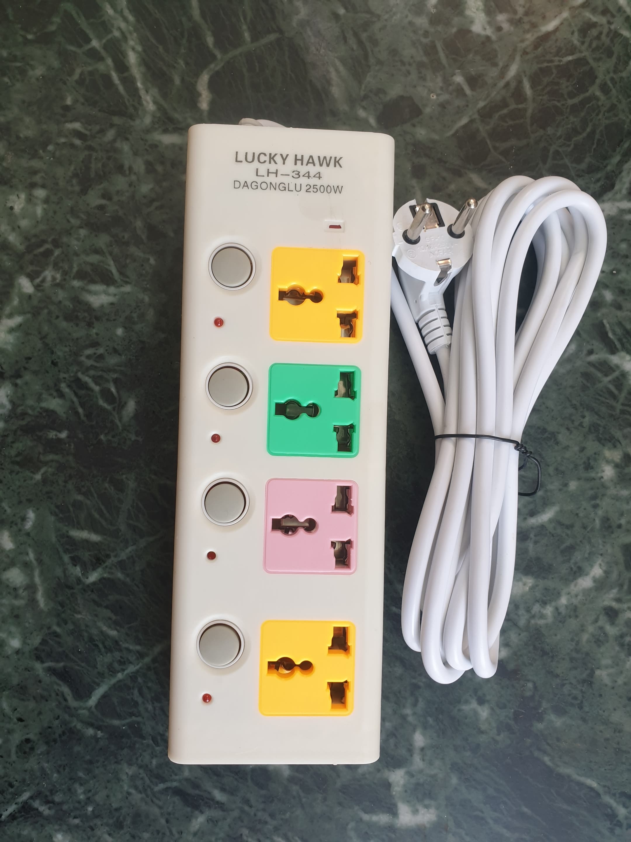 Lucky Hawk LH-344 Dagonglu 2500W 5M Wire Multi Plug | Daraz.com.np