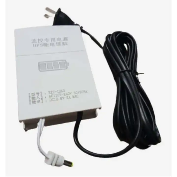 Router UPS DC12 6V-2A Power Backup for Wi-Fi Modem CCTV, Mini UPS Set ...