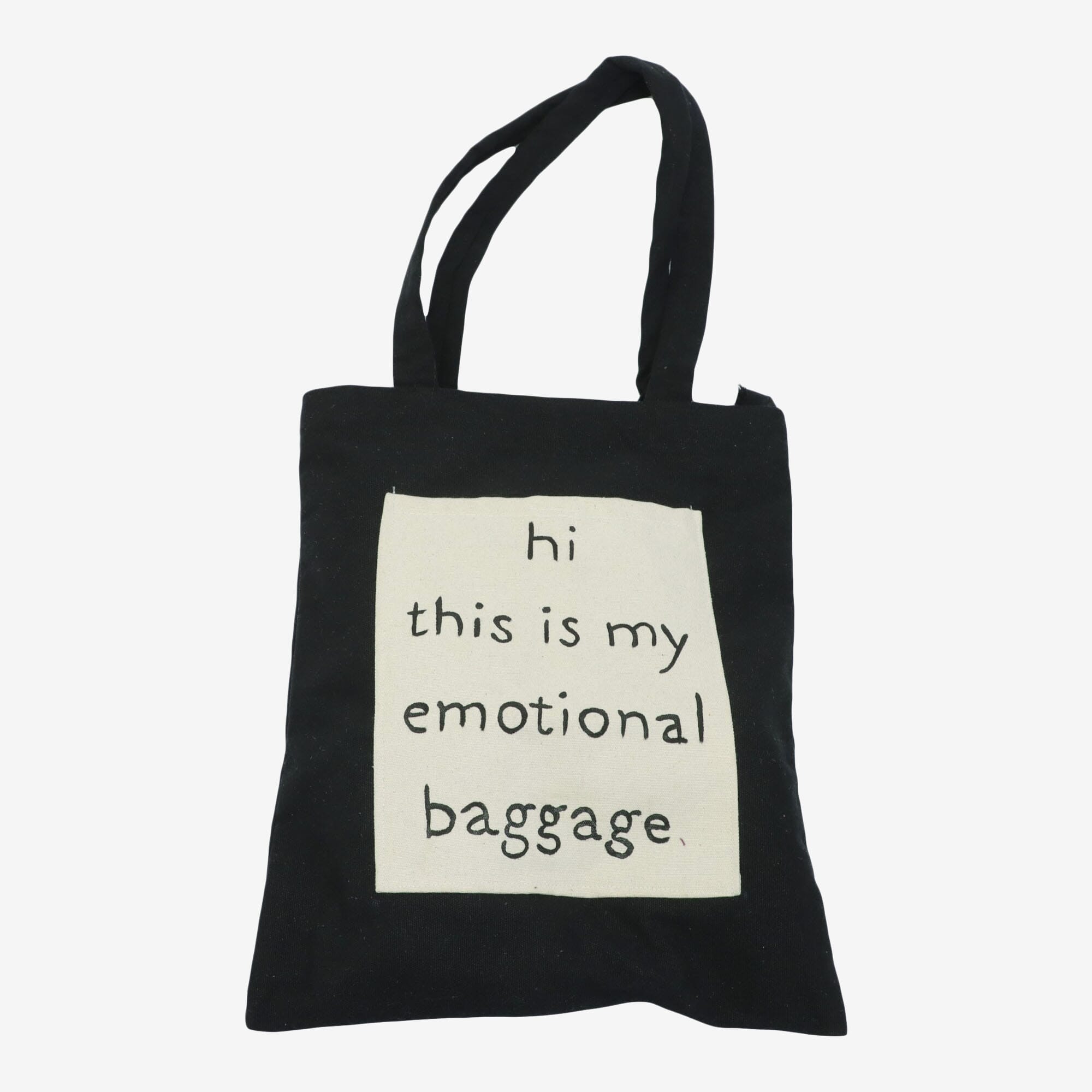 Black Colour Letters Printed Tote Bag For Women | Daraz.com.np