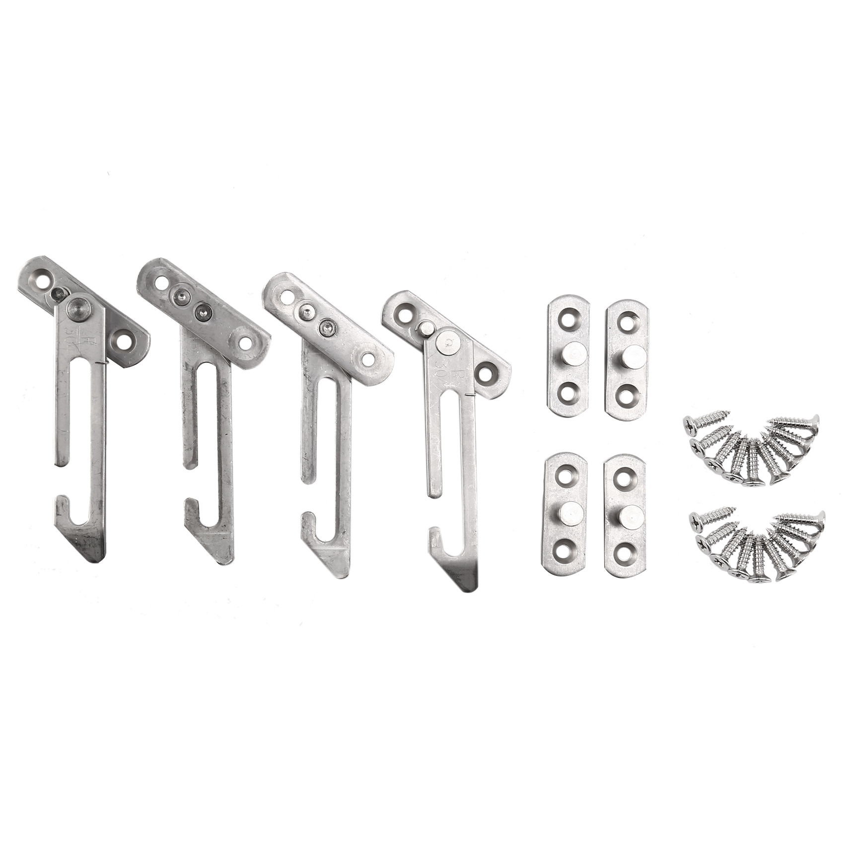 NAMUNY 4 Pack Window Restrictor Locks Window Restrictor Hook Stainless ...