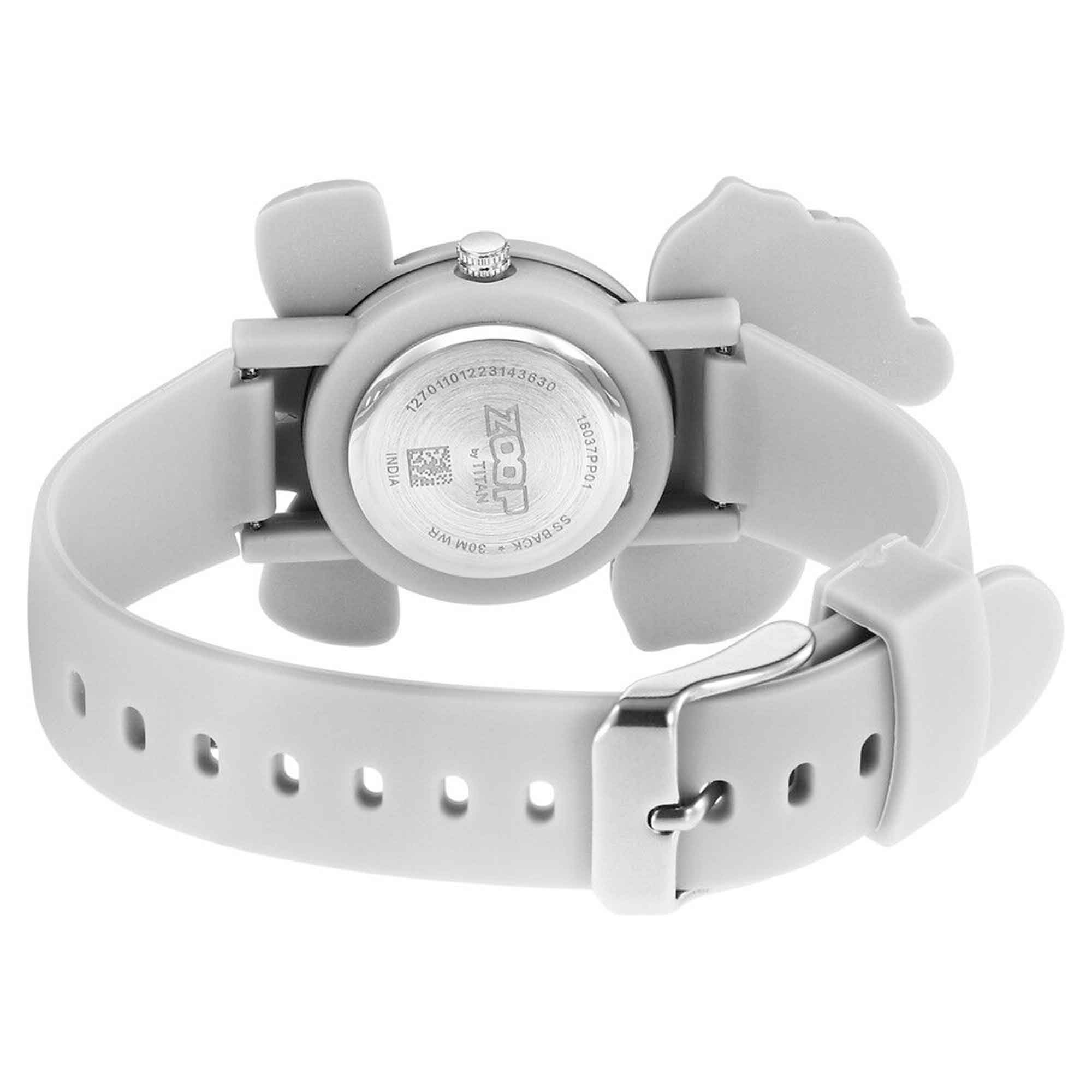 Zoop By Titan Friends from Nature Quartz Analog Pink Dial Polyurethane ...