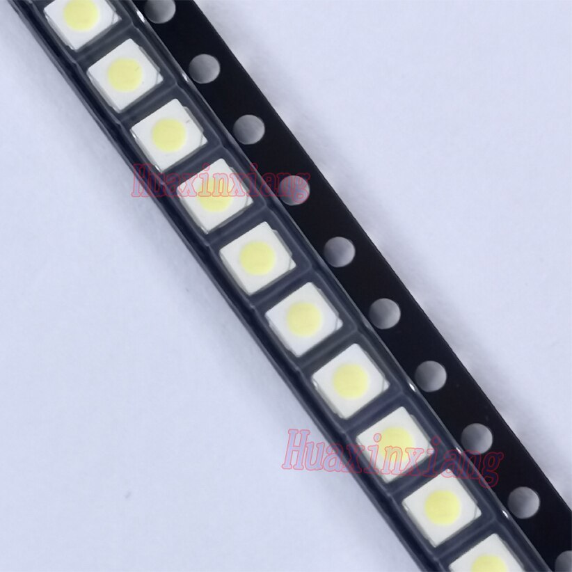 Smd Led 3Volt 1W White Color Replacement Led (10 Pcs) Extra Bright ...