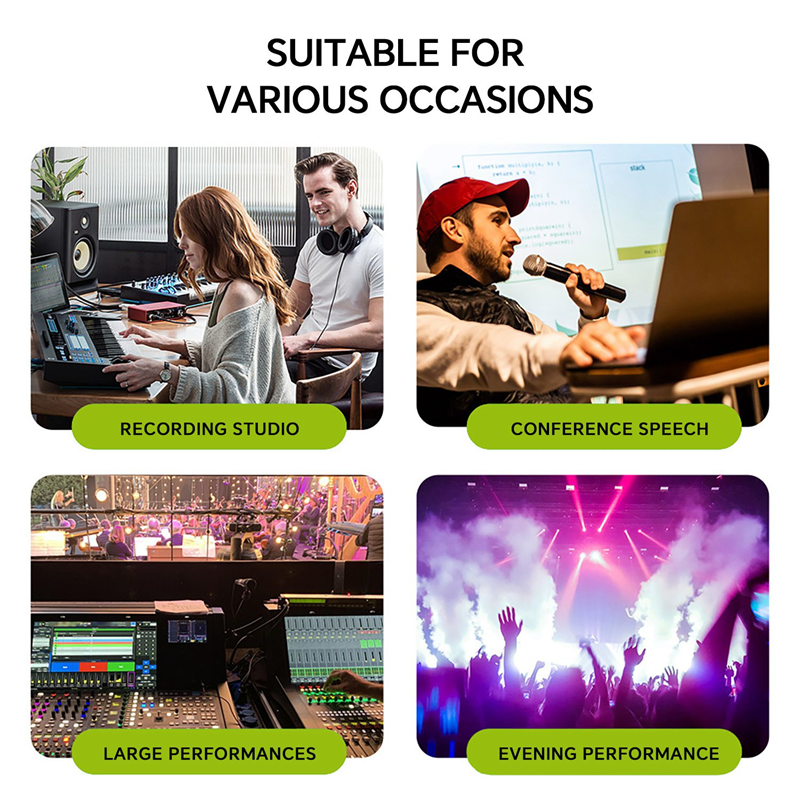 -A4 Professional Portable Digital Dj Console with USB Mixer Border Live ...