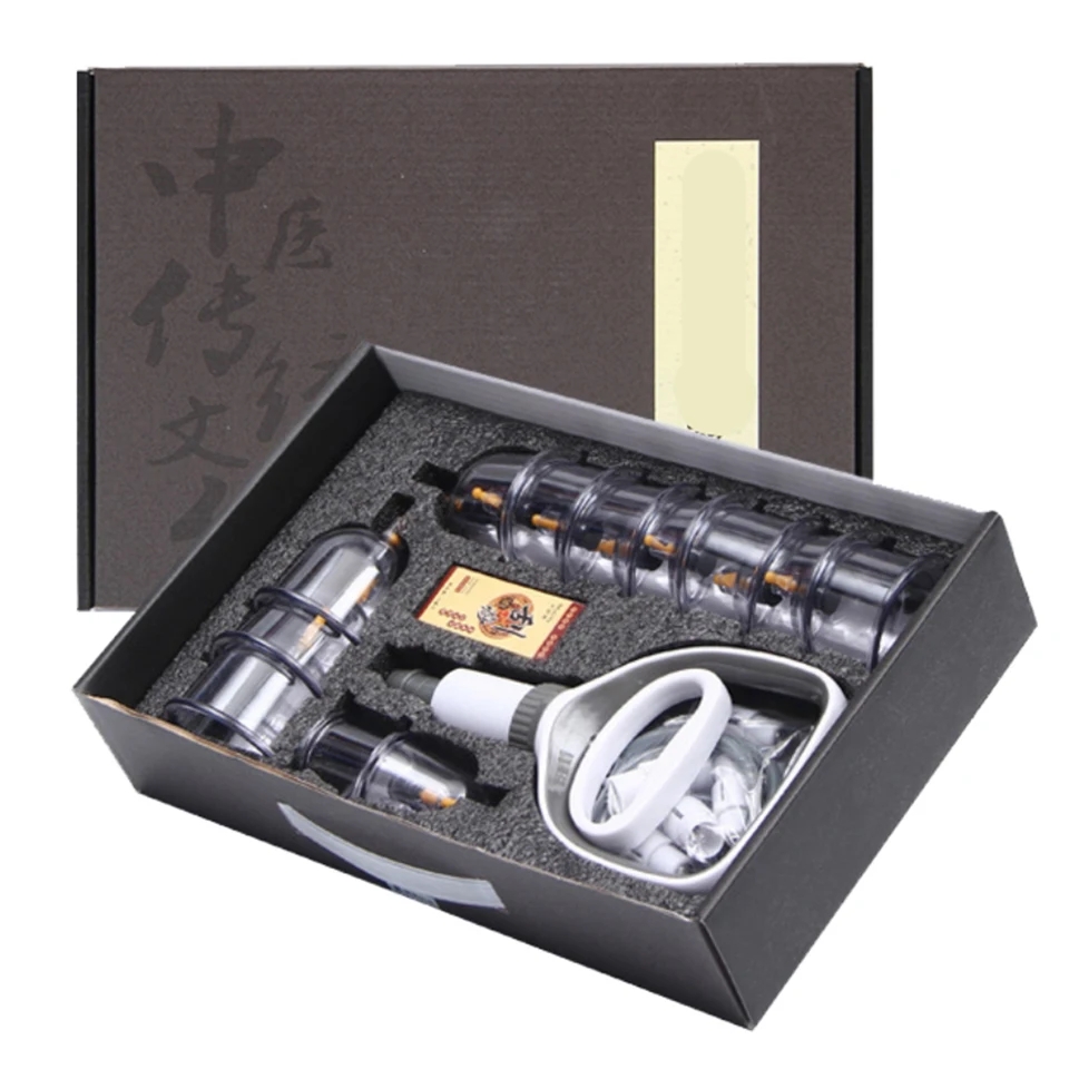 12 pcs Professional Acupoint Cupping Set, Acupuncture Cupping Therapy ...