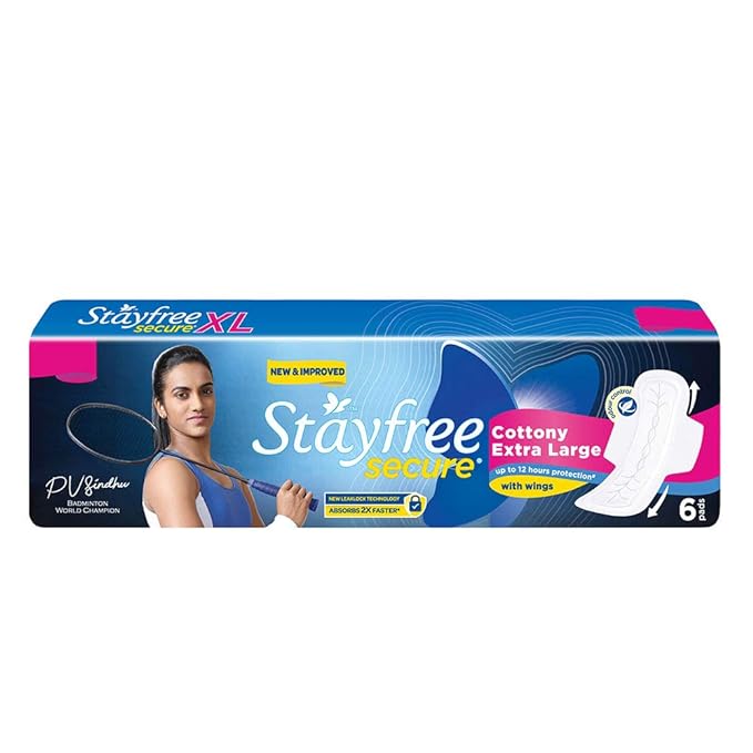 STAYFREE XL WINGS 6`S (NEW PACK) SANITARY PADS | Daraz.com.np
