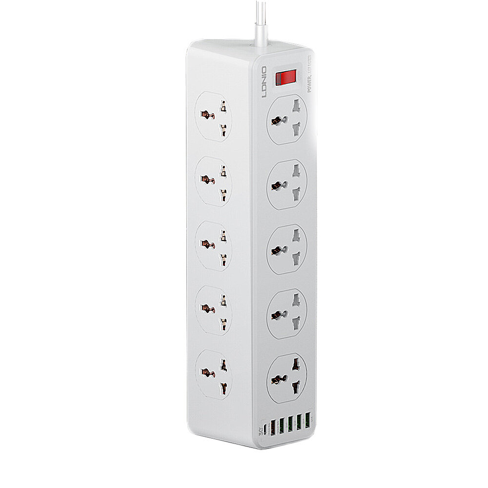 LDNIO SC10610 European Standard Power Socket 10 Outlets with 30W 4USB ...