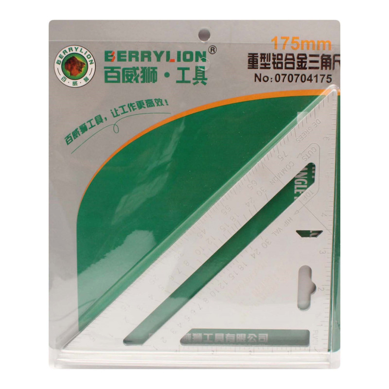 Berrylion Heavy Duty A-Alloy Triangle Ruler 175mm | Daraz.com.np