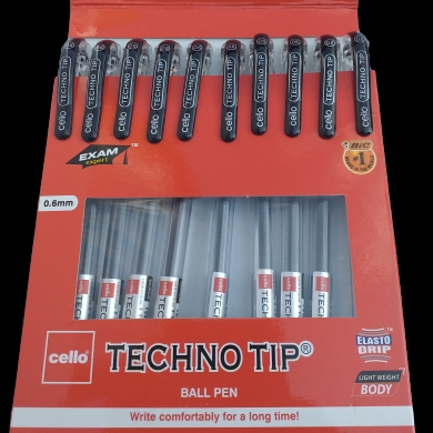 Cello Techno Tip Ball Pens - Black, Pack Of 10 by Mitrata | Daraz.com.np