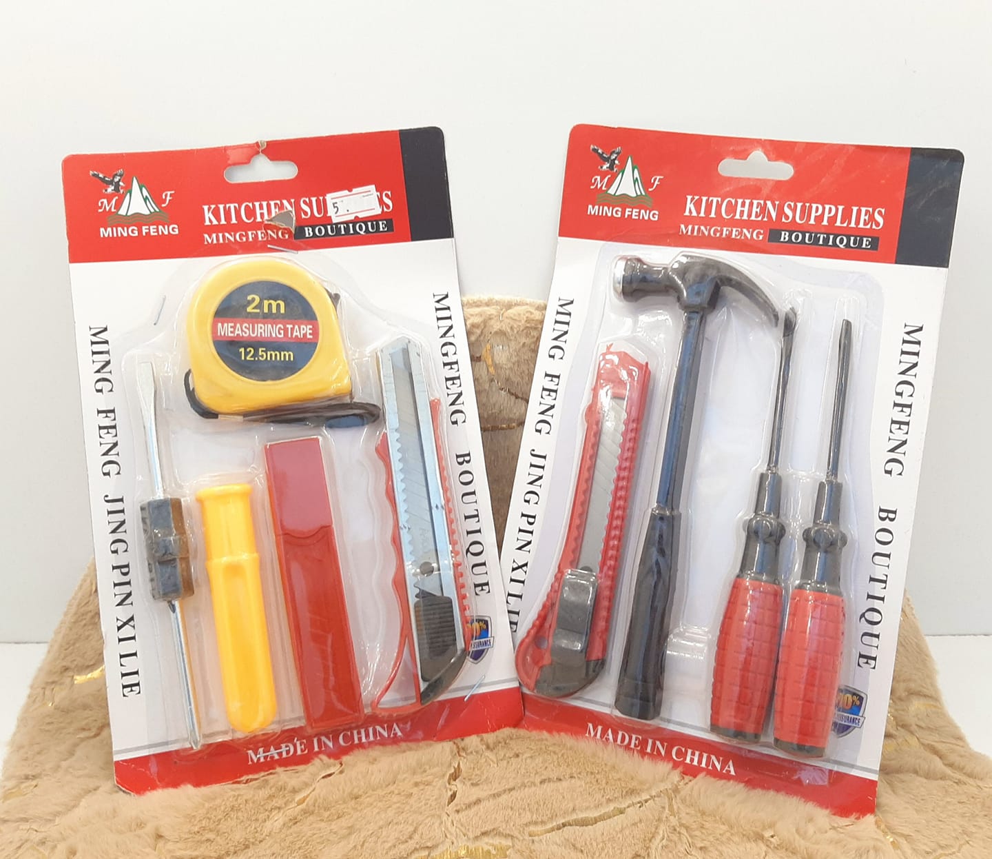 Home Toolkit Tool Set Starter Pack| Multipurpose Tool Kit/ Kits for Home with Screw and Nut ...