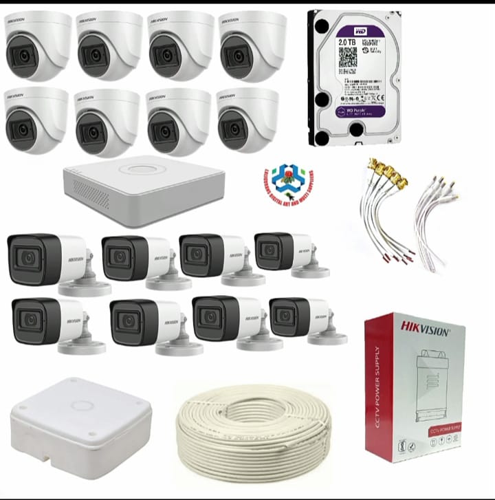 Hikvision 16 Channel Normal CCTV Package with 2TBHard DisK | Daraz.com.np