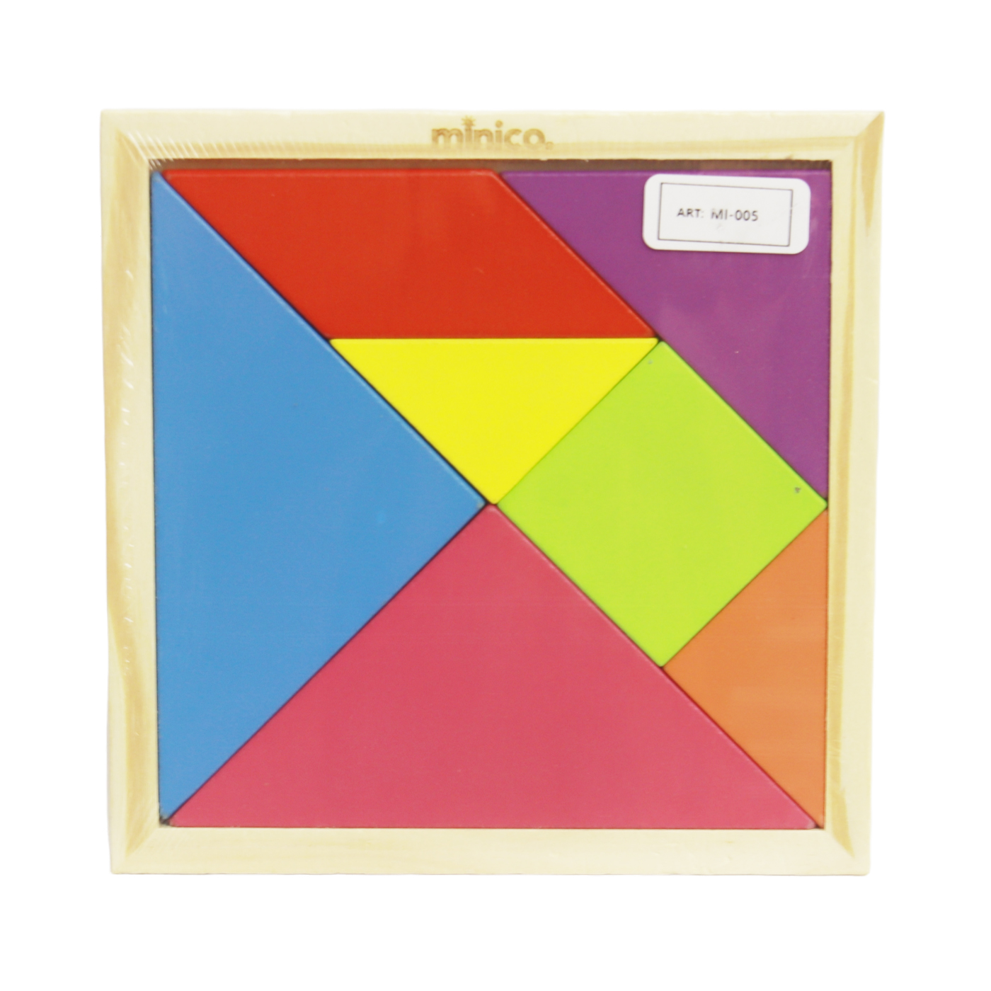 Cute Baby Colorful Wooden Tangram Traditional Brainstorming Game, Early ...