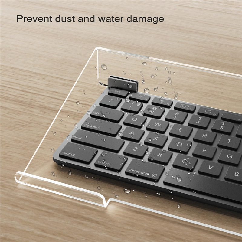 Keyboard Tray Acrylic Keyboard Riser for Desk, Keyboard Holder, for ...