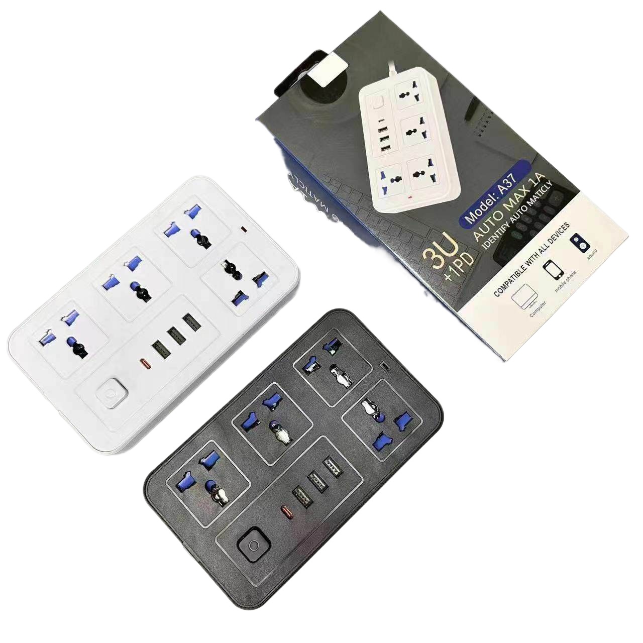 3U+1PD A37 Auto Max 1A Identify Auto Maticly Compatible With All ...