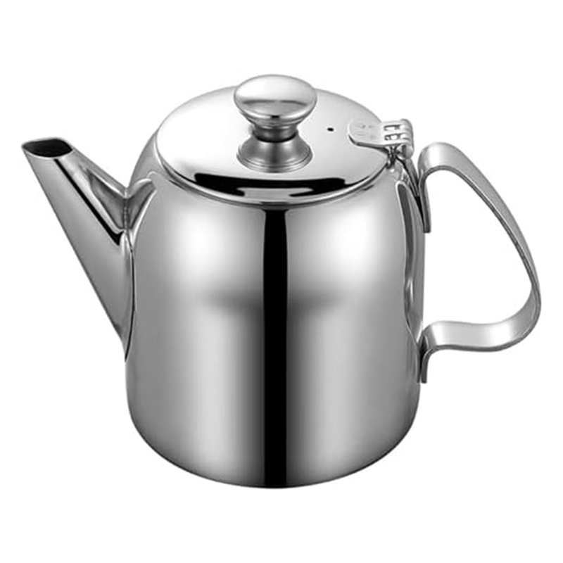 Stainless Steel Teapot Tea Kettle 20 Oz with Short Straight Spout Cold ...
