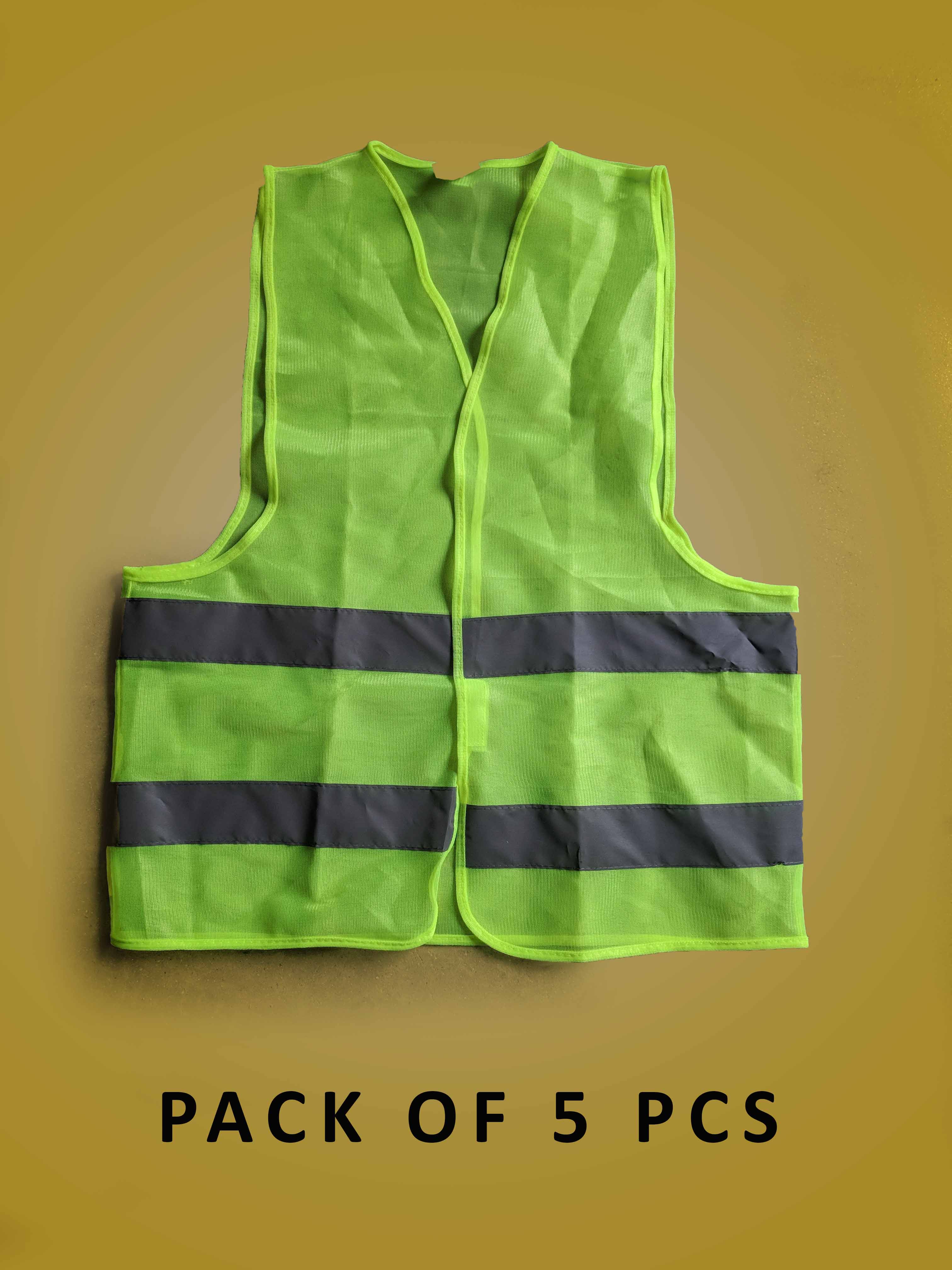 Reflective Safety vest (Green) Pack of 5 PCS | Daraz.com.np