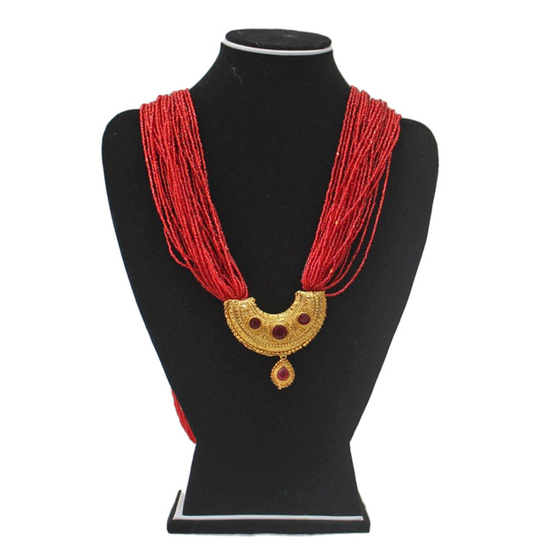 Red Tilhari With Pote For Women | Daraz.com.np