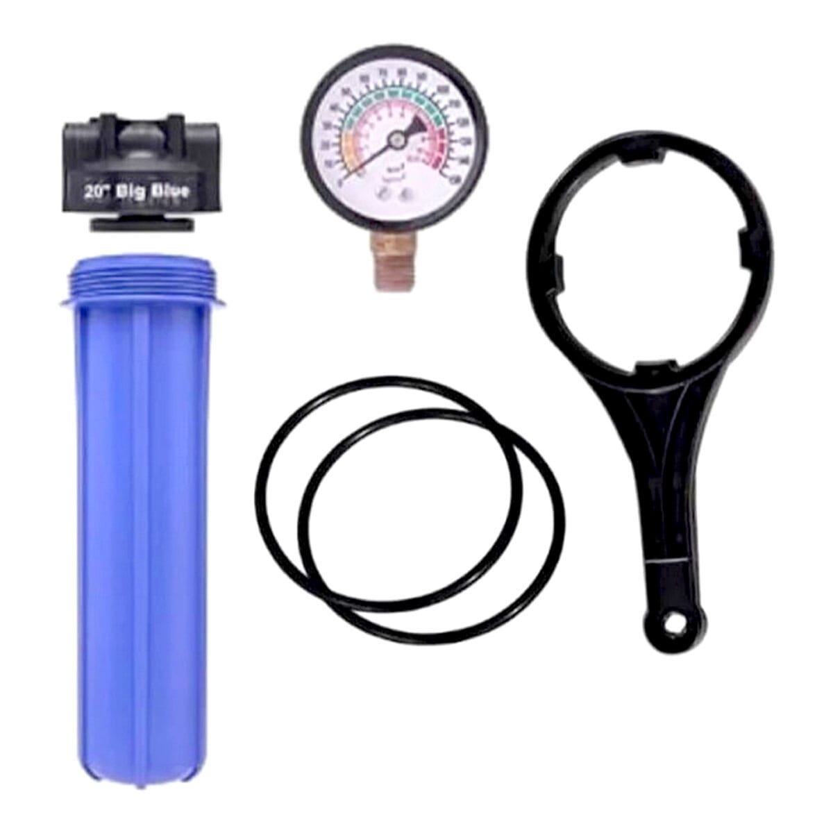 20 Inch Big Blue Jumbo Bag Filter Housing With Water Bag Filter ...