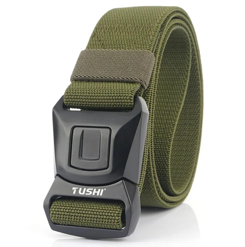 Tactical Metal Lock Buckle Belt Quick Release Military Belt Soft Nylon ...