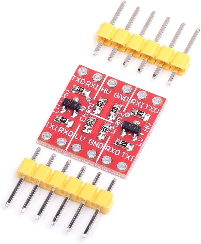 2Pcs 2 Channel Logic Level Converter 3.3V to 5V TTL Module for Arduino ...