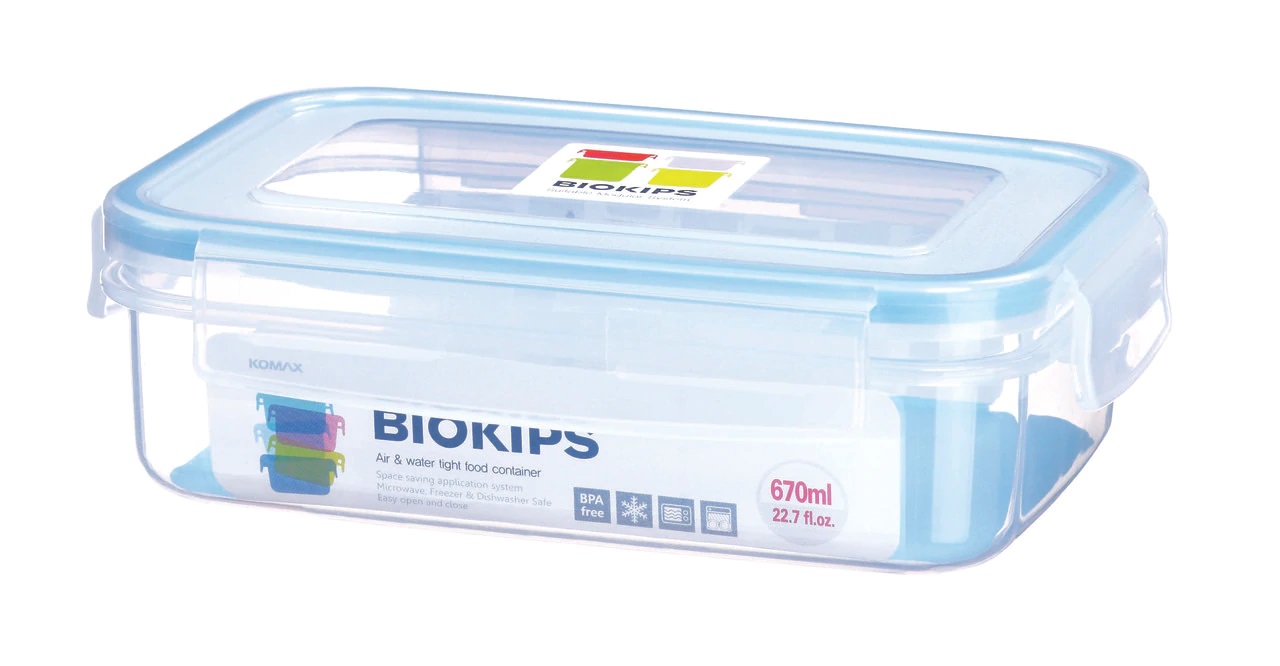 Komax Biokips Plastic Lunch Box / Container With Two Removable ...