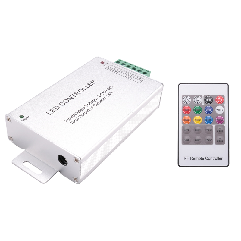 OYPFXMI LED Controller 12-24V Low Pressure RF Colorful 20-Key Remote ...