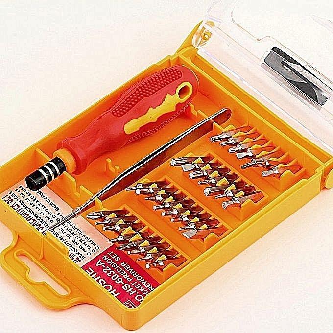 New 32-in-1 Pocket Screwdriver Tool Set Kit with Interchangeable Precise Magnetic Head ...