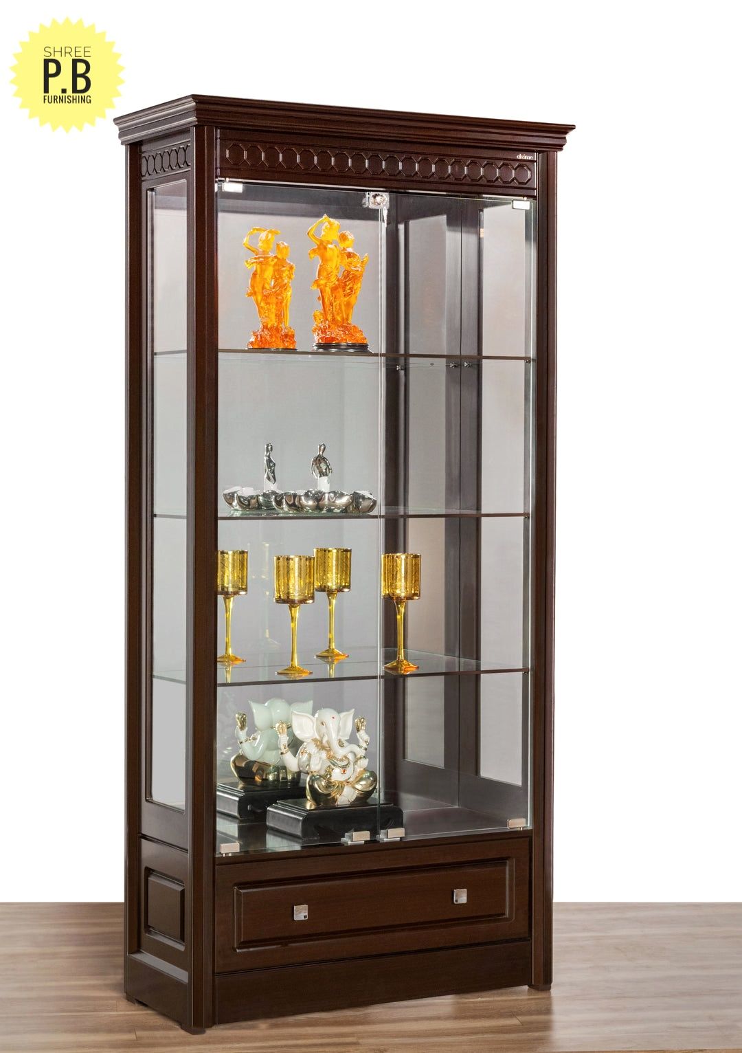 Elegantly & Sleekly Designed Full Glass Display Unit Rack | Daraz.com.np