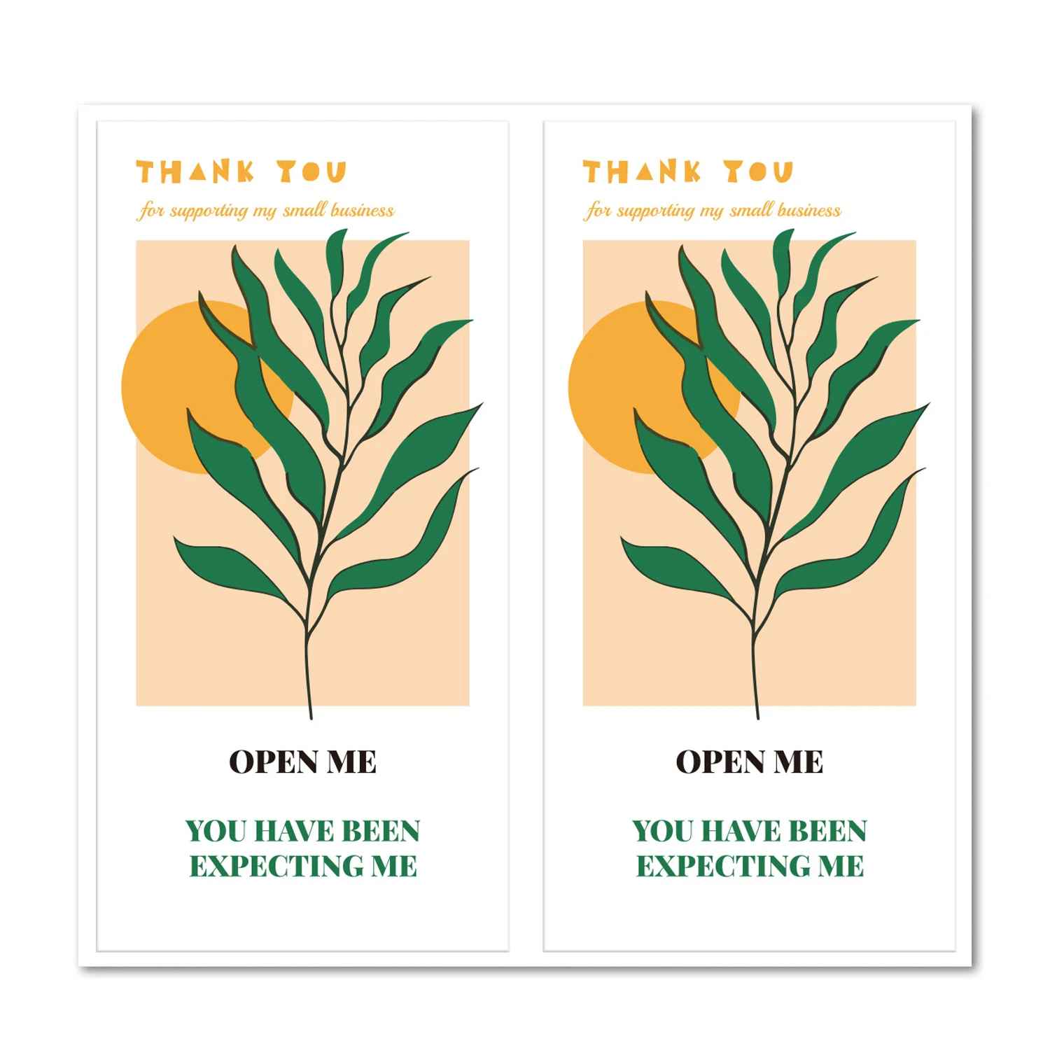 35pcs Cherry Thank You for Your Support Stickers for Business Gift Box ...