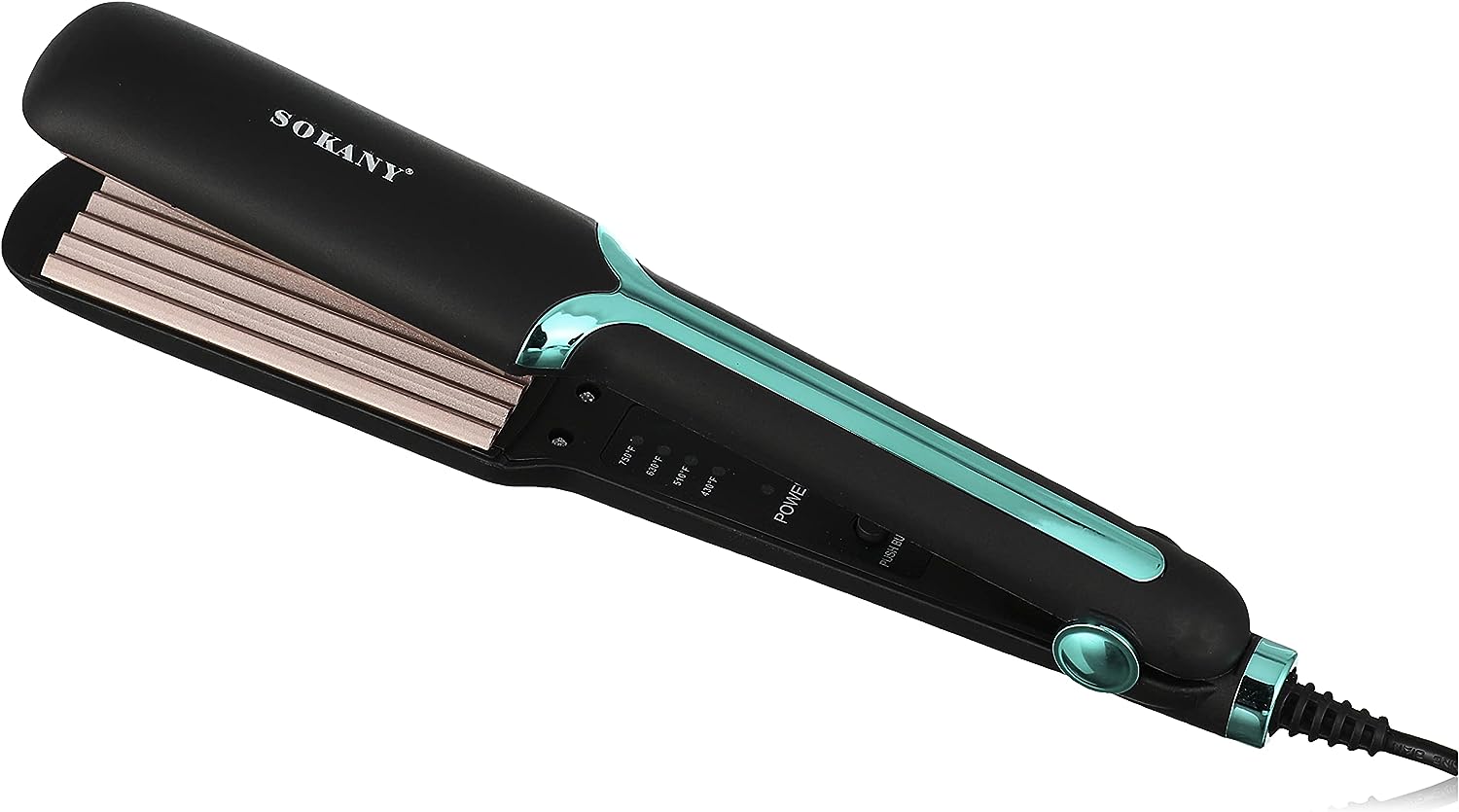 SOKANY SK-1906 Professional Hair Crimper Corrugated Small Wave Crimping Ceramic Flat Iron ...