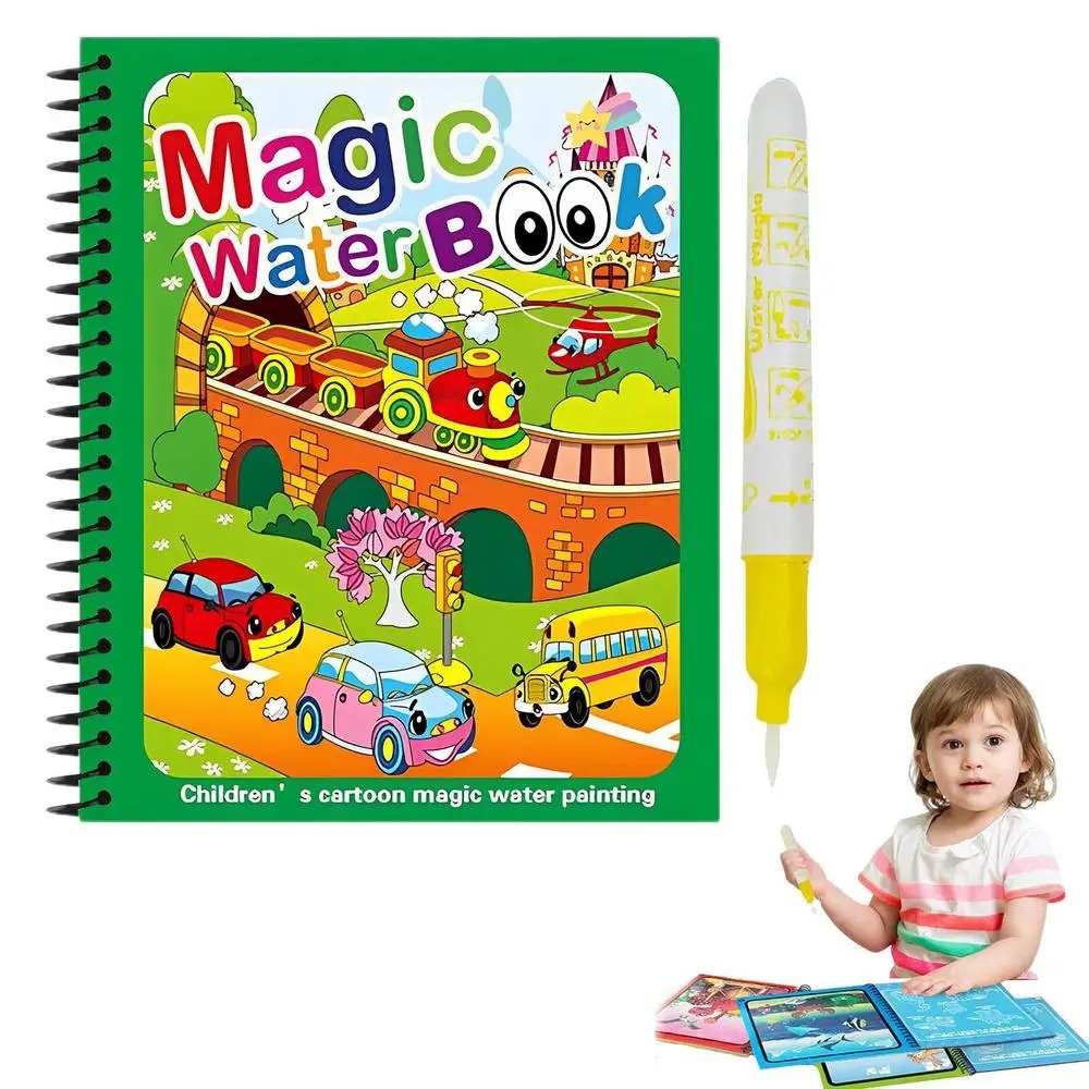 Vylon Magic Water Book; Water Drawing Book, Magic book for kids ...
