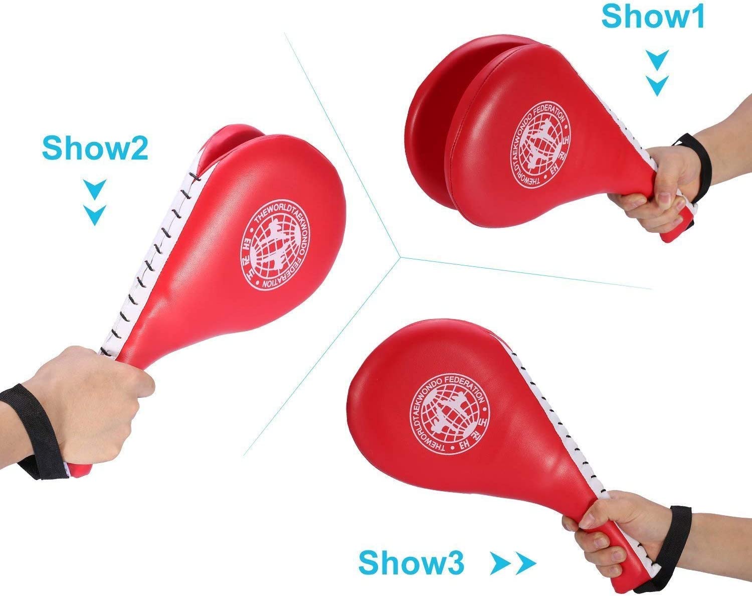 Taekwondo Double Kick Pad Target Tae Kwon Do Karate Kickboxing Training ...