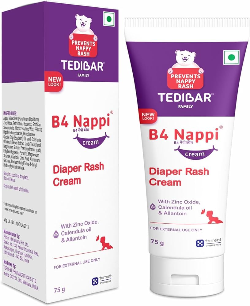 B4 Nappi Baby Cream, Diaper Rash Cream, 75Gm | Daraz.com.np