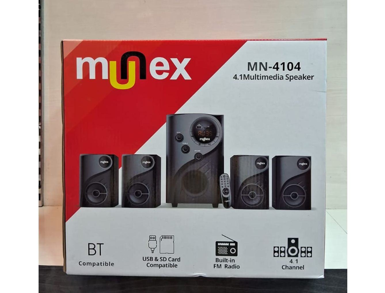 Munex 4.1 Home Theater Speaker With Bluetooth | Daraz.com.np
