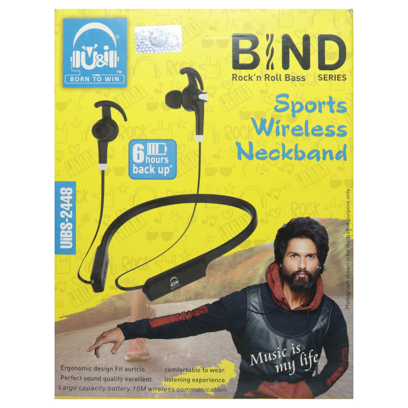 U&I Rock 'n' Roll Bass Series Sports Wireless Neckband | Daraz.com.np