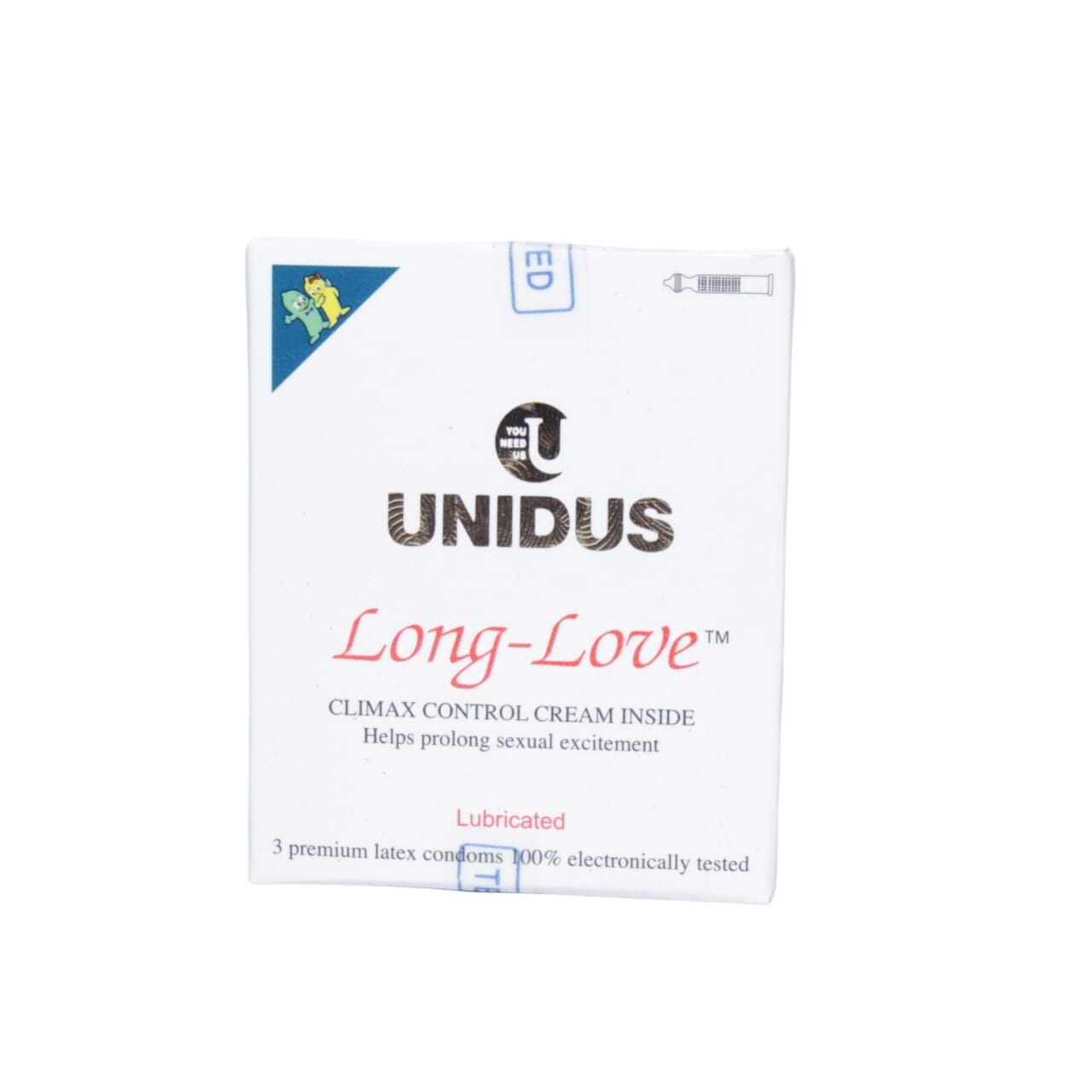 Unidus Long- Love Climax Control Condoms - 3pcs | Daraz.com.np