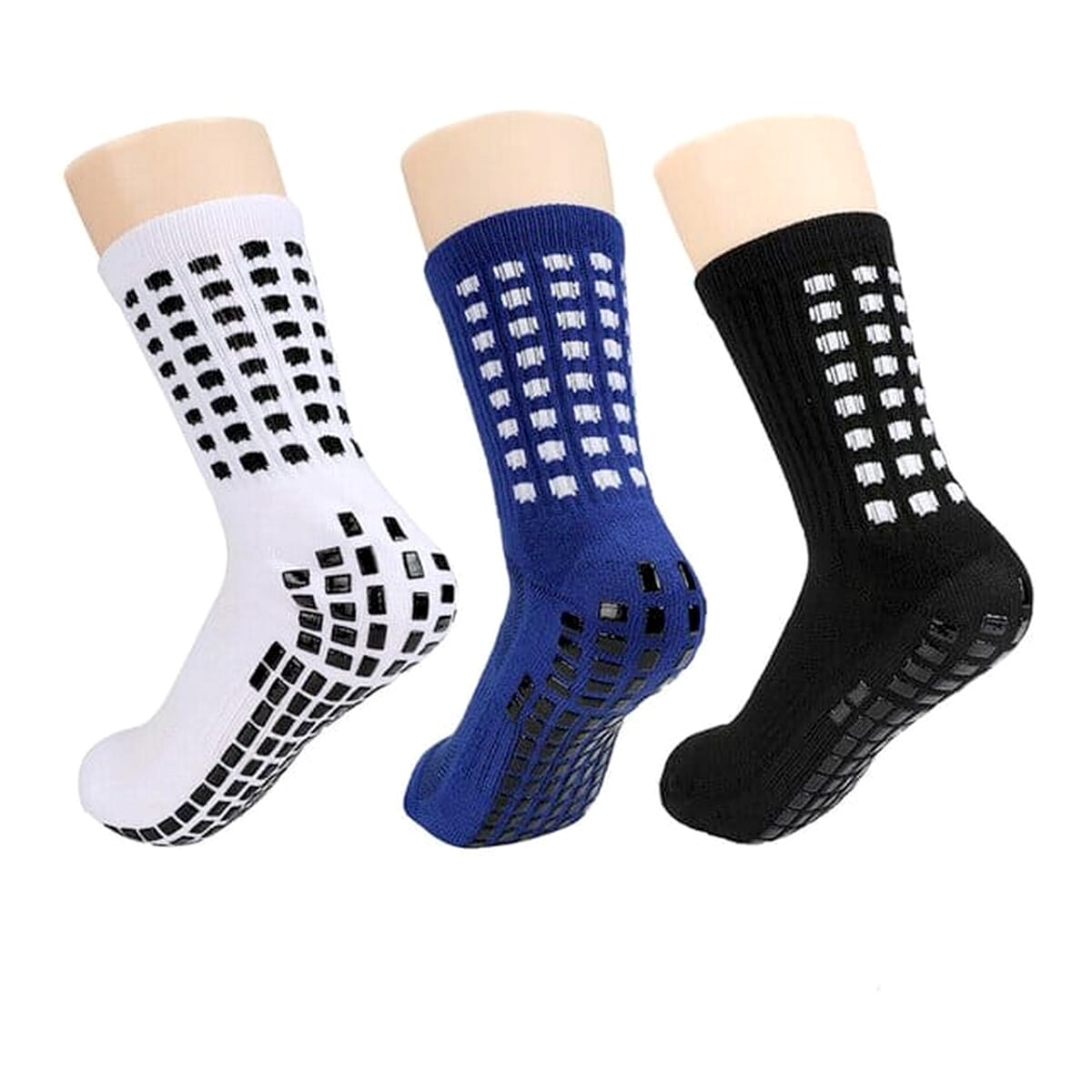 Grip Socks For Men | Solid Grip Sole Futsal Socks For Men | Plain Grip ...